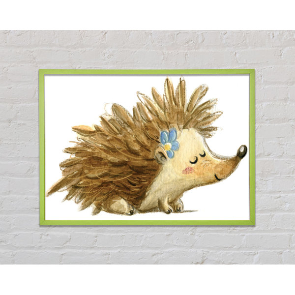 Latitude Vive The Happy Hedgehog - Single Picture Frame Print | Wayfair ...