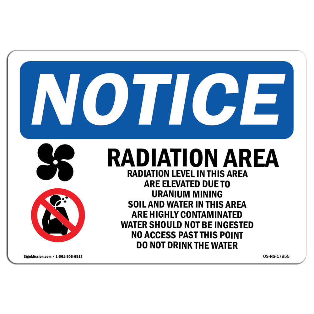 SignMission Radiation Area Radiation Levels Sign with Symbol | Wayfair