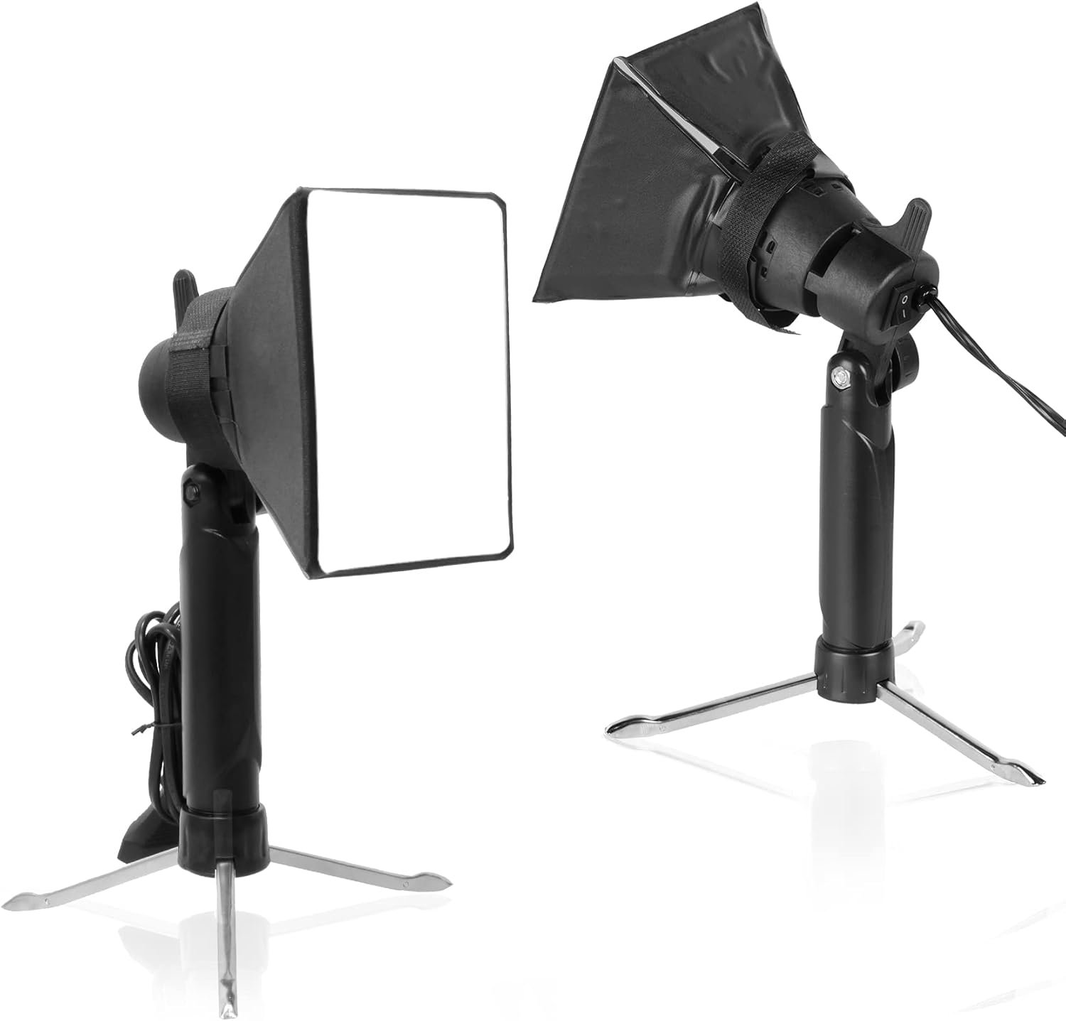JJbaok Professional Mini Softbox Lighting Kit, 60W Continuous LED Lamp ...