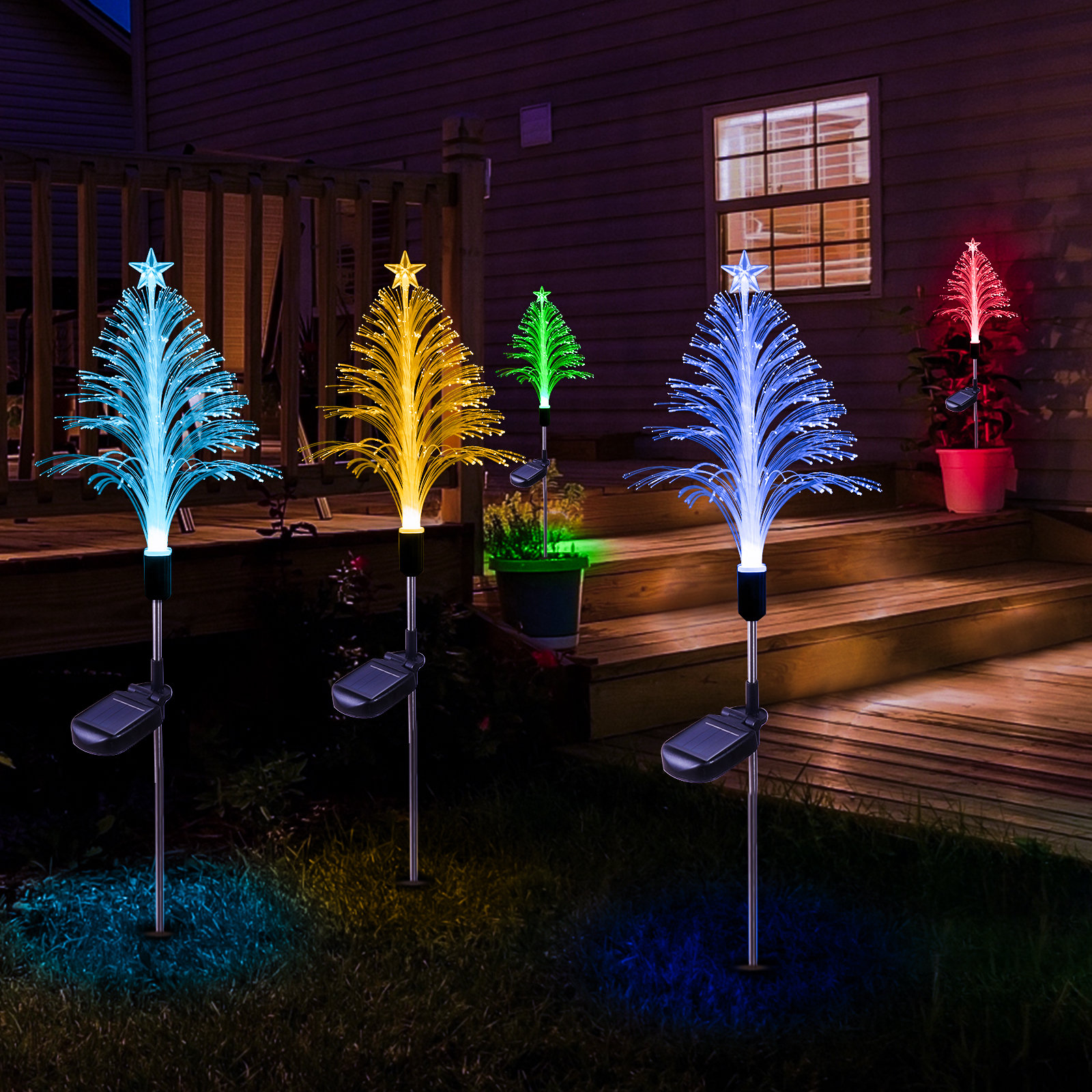 SolarEra Solar Garden Lights Outdoor Solar Reed Lights Waterproof For ...