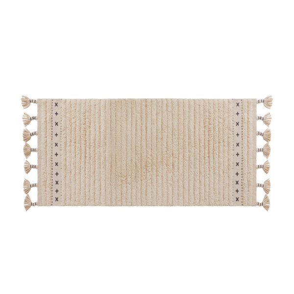 Lucky Brand Maharis Fringe Bath Rug & Reviews | Wayfair