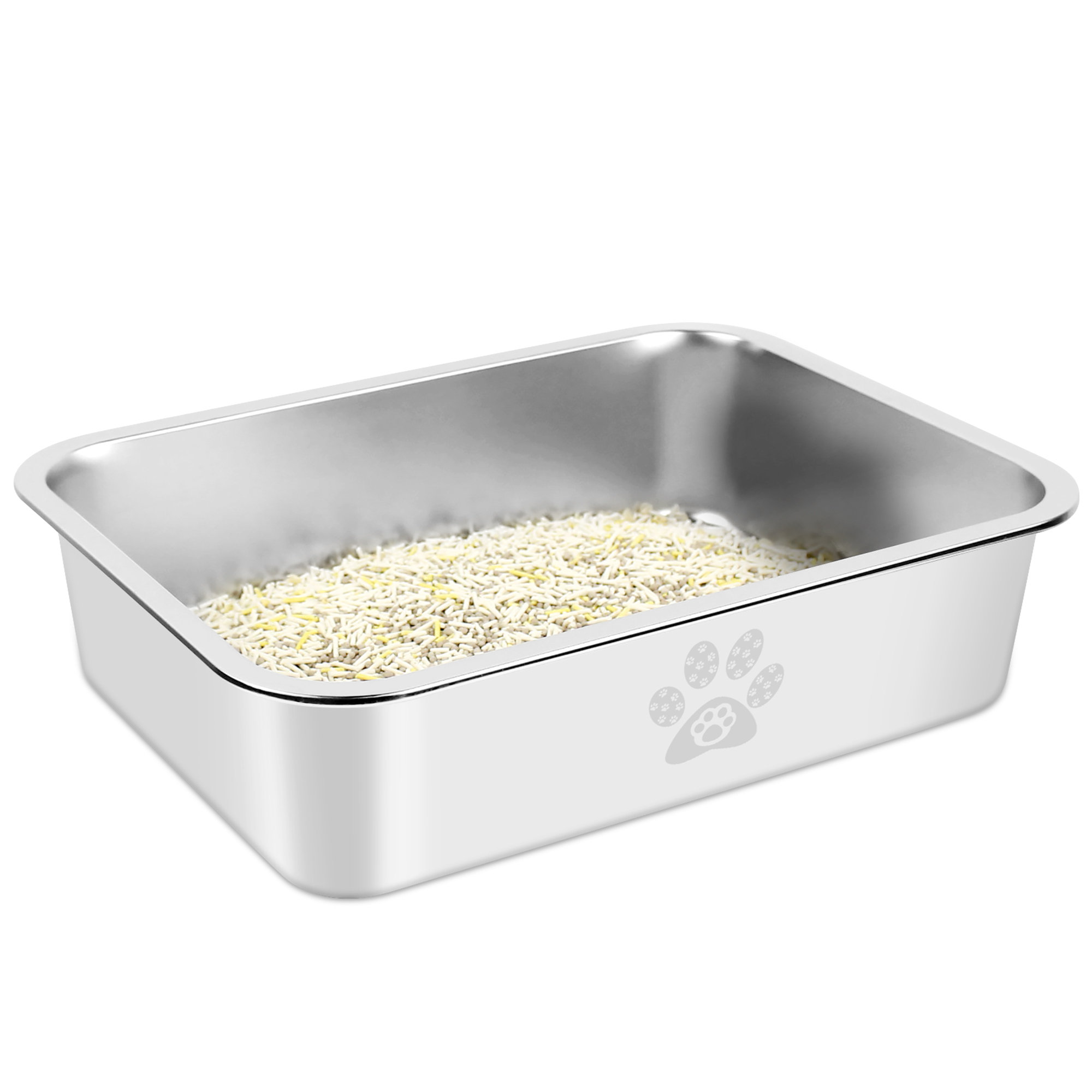 Tucker Murphy Pet™ Tucker Murphy Pet Georgy Stainless Steel Cat Litter ...