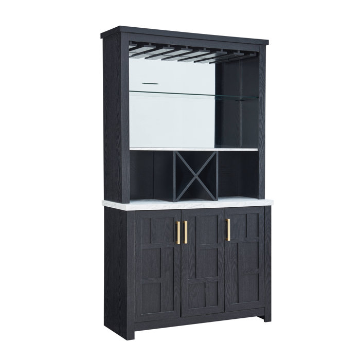 Wade Logan® Bardha 41.7'' Bar Cabinet & Reviews | Wayfair
