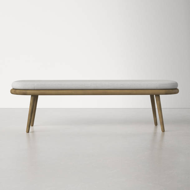 AllModern Loki Polyester Upholstered Bench | Wayfair
