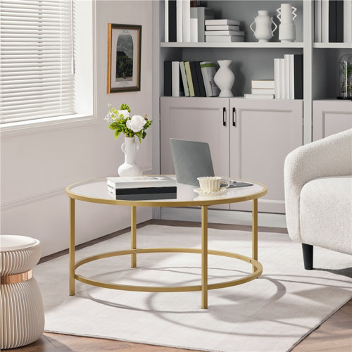 Gold Coffee Tables You'll Love - Wayfair Canada