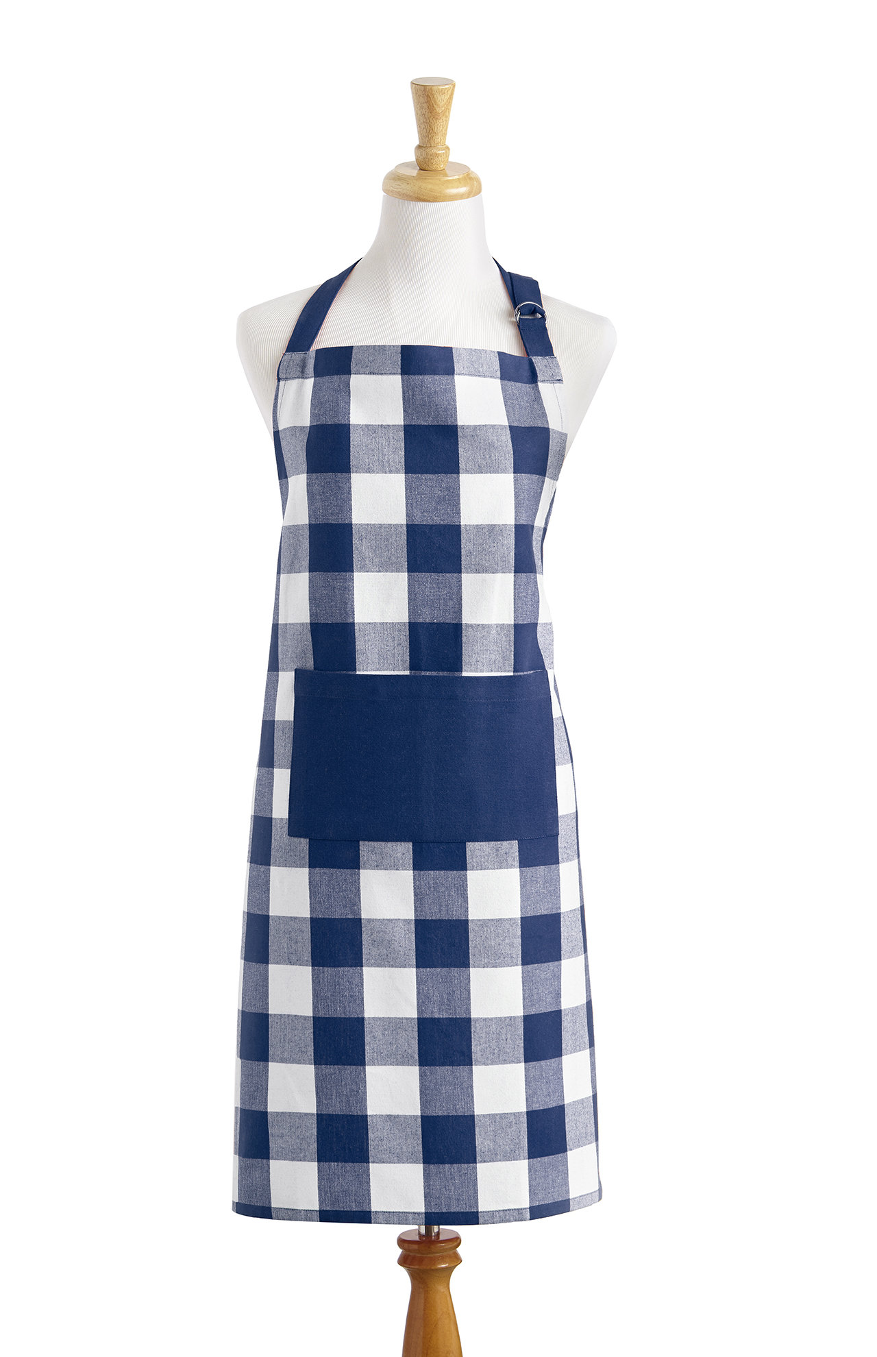 Gracie Oaks Skookum Farmhouse Living Buffalo Check Kitchen Apron ...