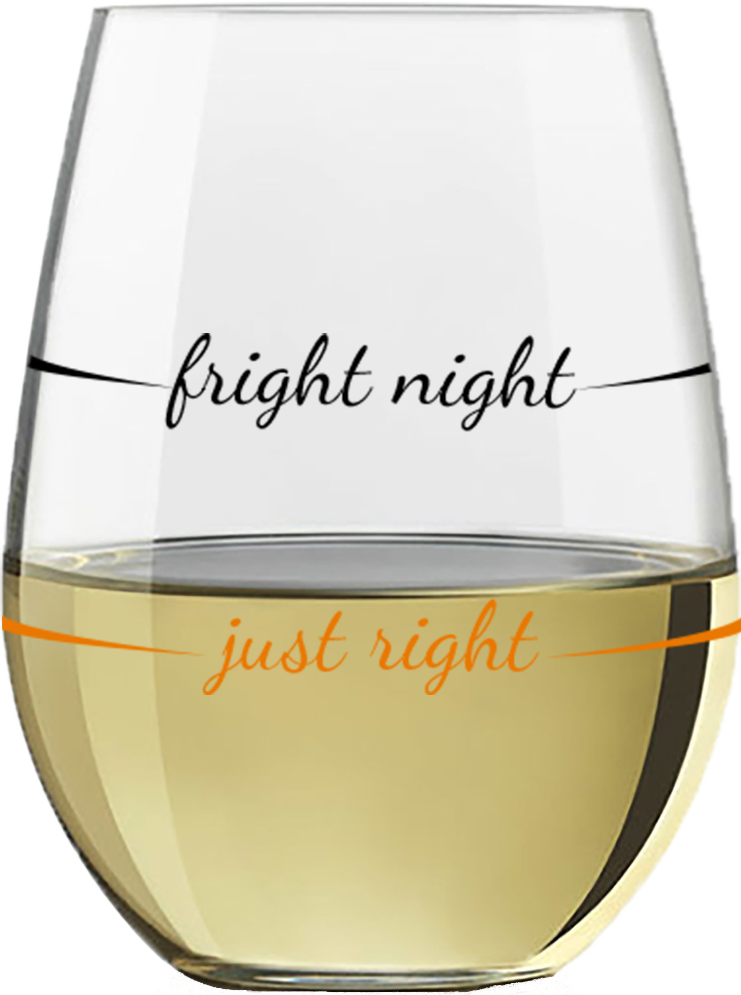Trinx Fright Night Stemless Wine Glass | Wayfair