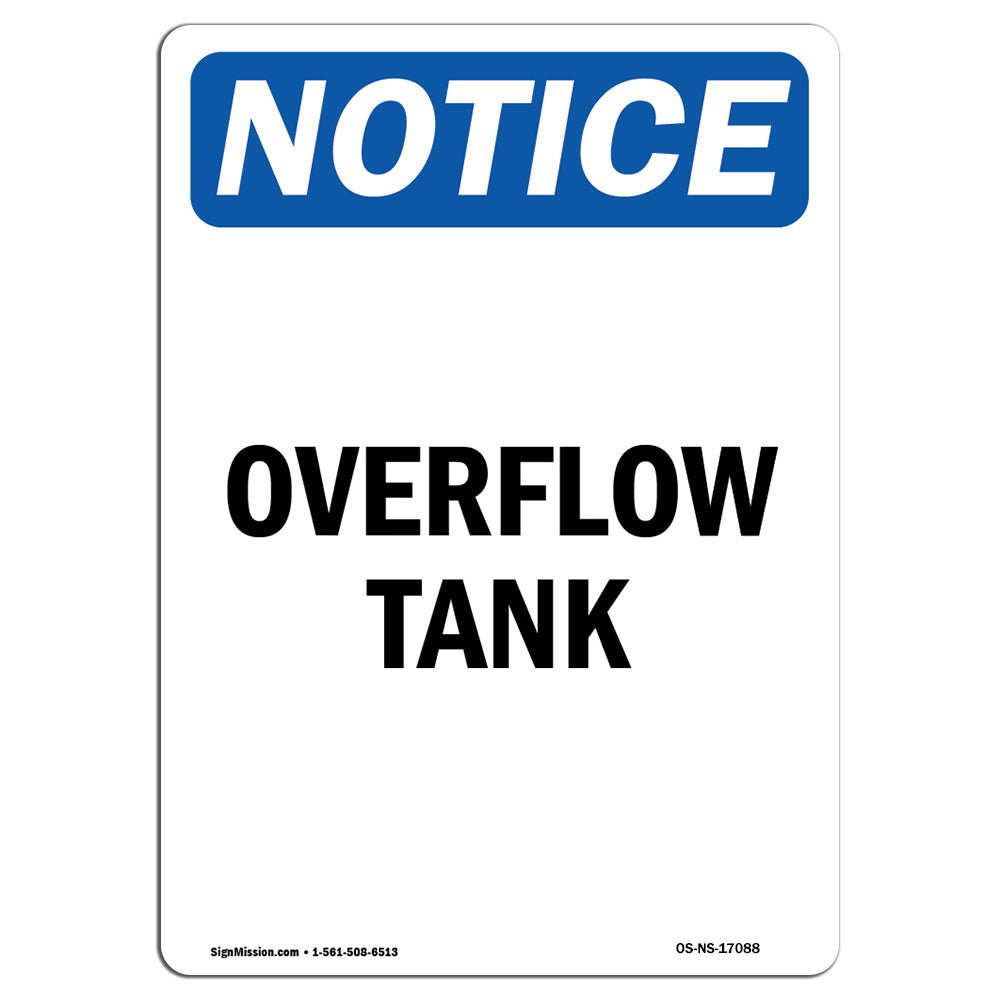 SignMission Overflow Tank Sign | Wayfair