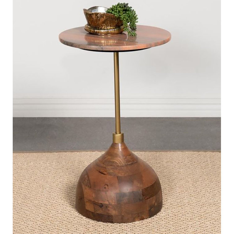 Millwood Pines Calixtro Pedestal End Table | Wayfair