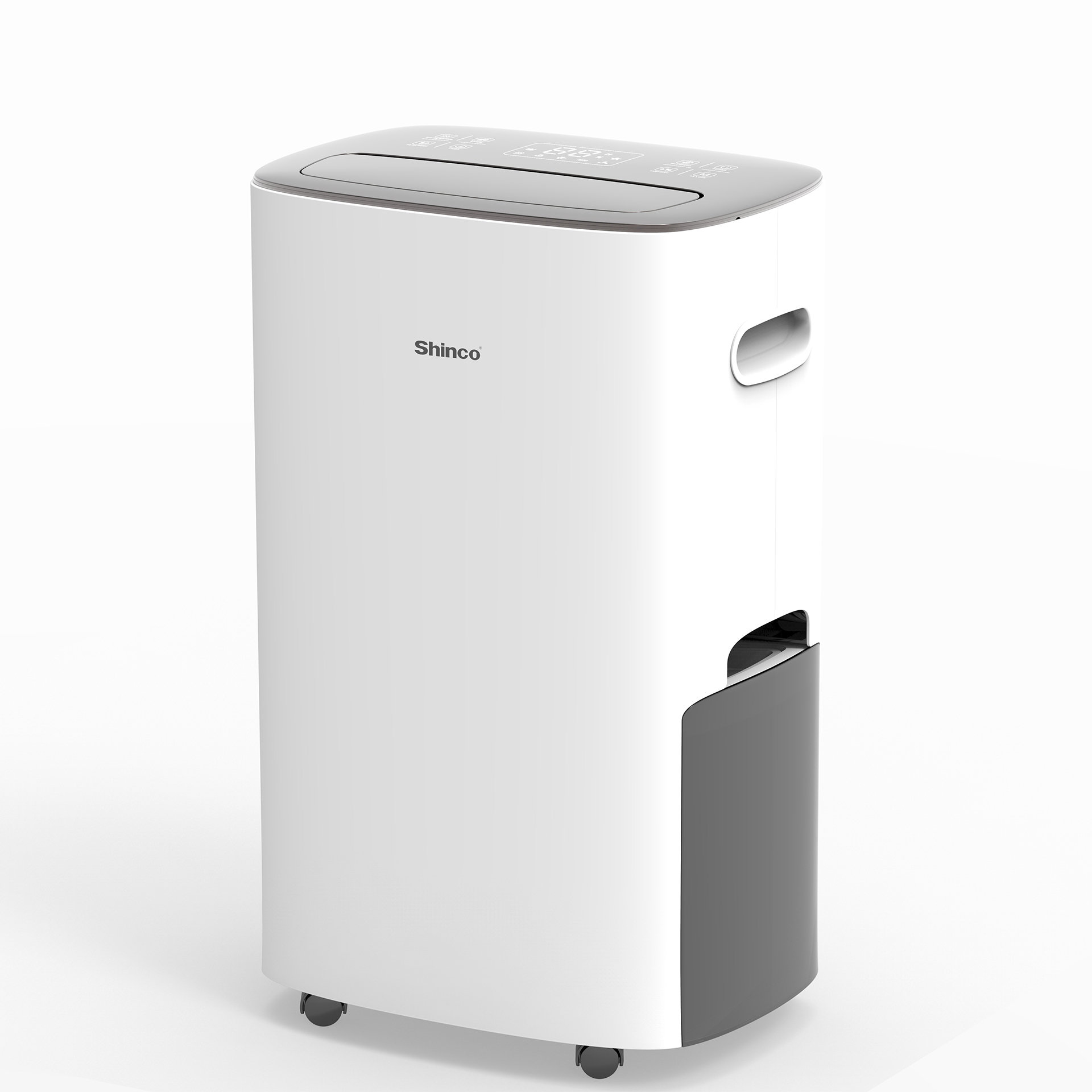 Shinco 86 Pints Per Day Console Dehumidifier For Rooms Up To 5000 Sq ...