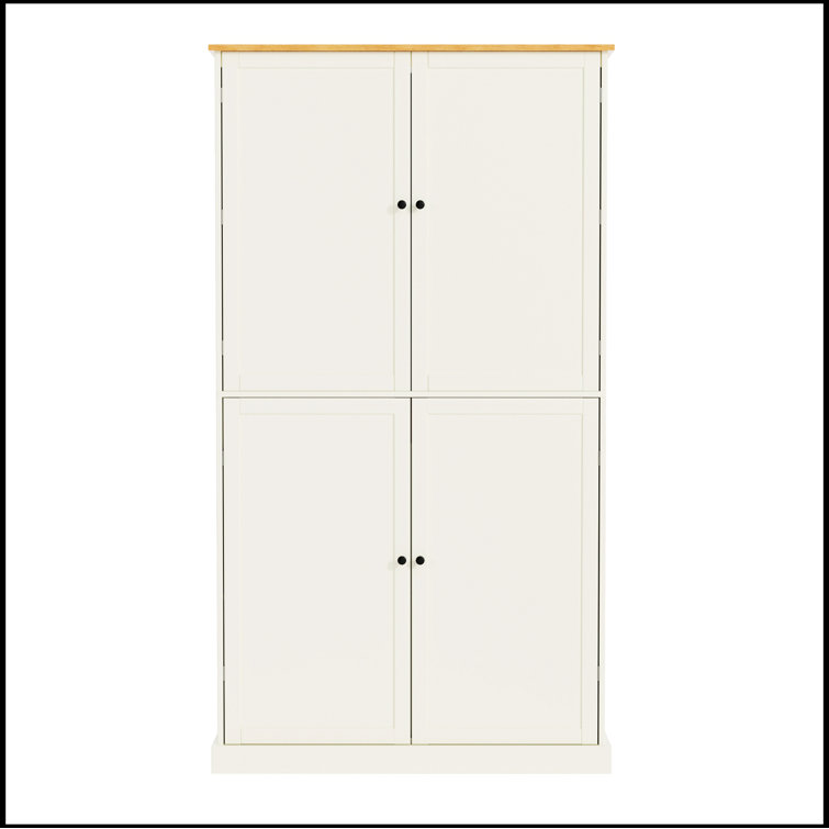 Winston Porter 40.2x20x71.3inch High Freestanding Kitchen Pantry Large ...
