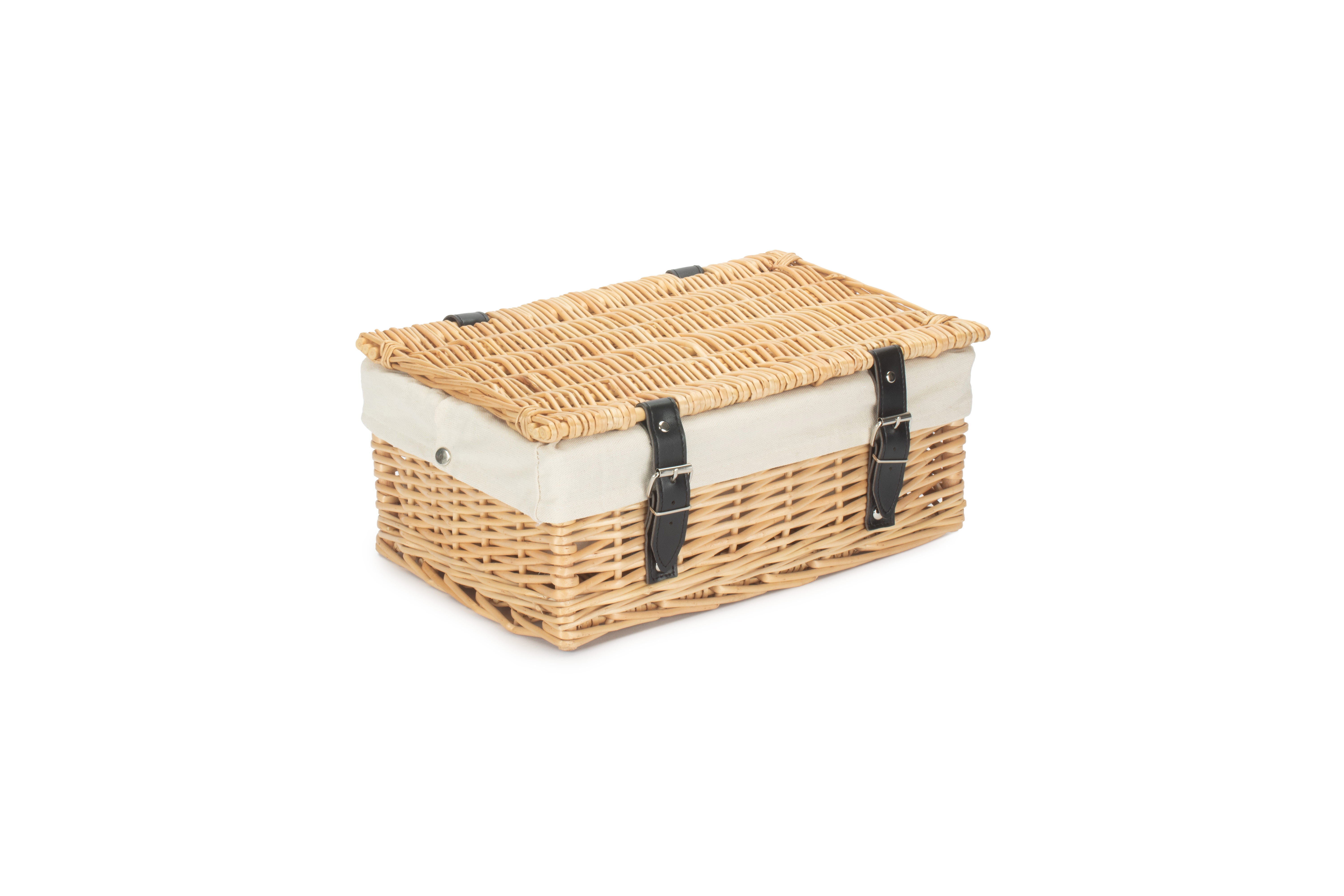 Lily Manor Wicker 14" Empty Hamper Basket with Lining | Wayfair.co.uk