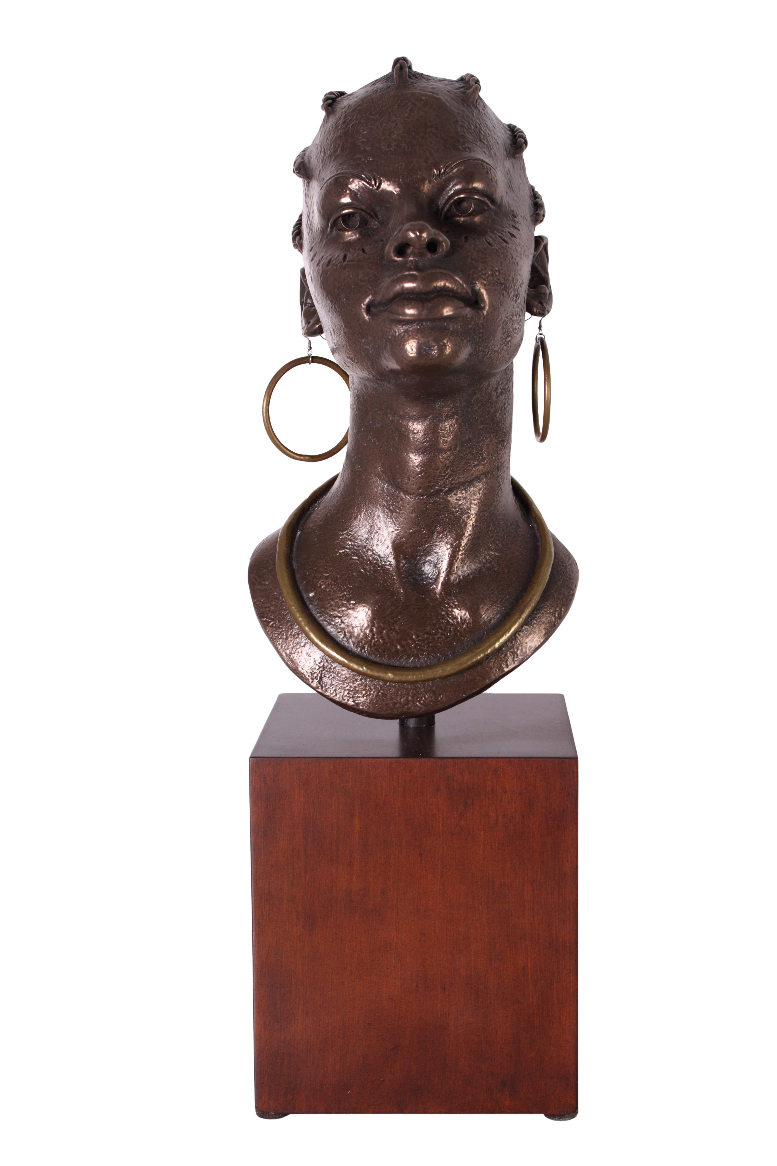 World Menagerie Ulrica African Bust on Stand | Wayfair