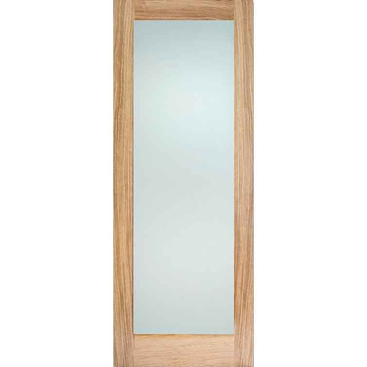LPD Doors Pattern 10 1L Frosted Glazed Unfinished Oak Internal Door ...