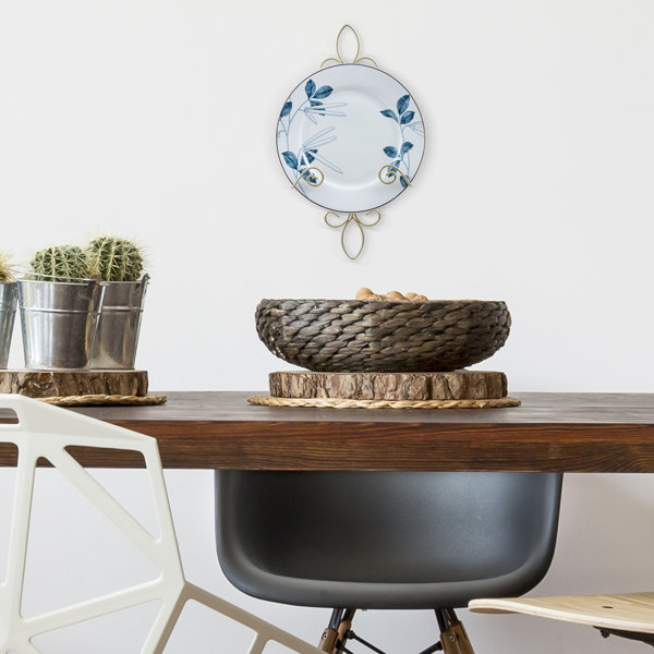 House of Hampton® Wall Mounted Plate Display Holder Floating Shelf ...