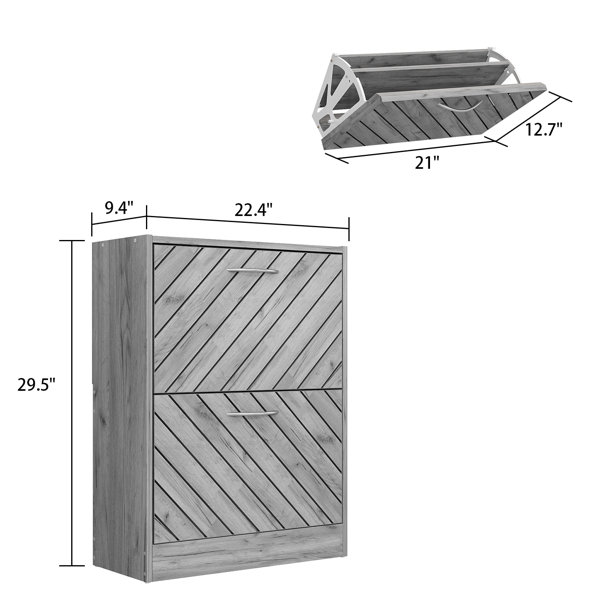 Wade Logan® 12 Pair Shoe Storage Cabinet & Reviews | Wayfair