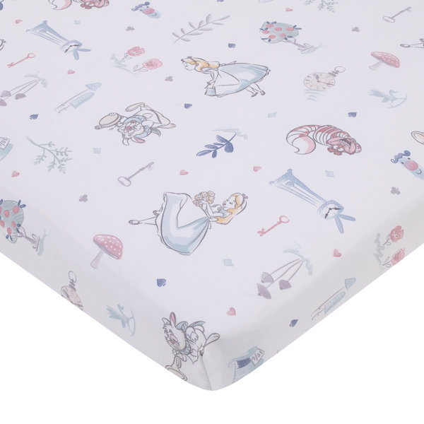 Disney NoJo Disney Alice in Wonderland Rabbit, and Cheshire Cat Nursery ...