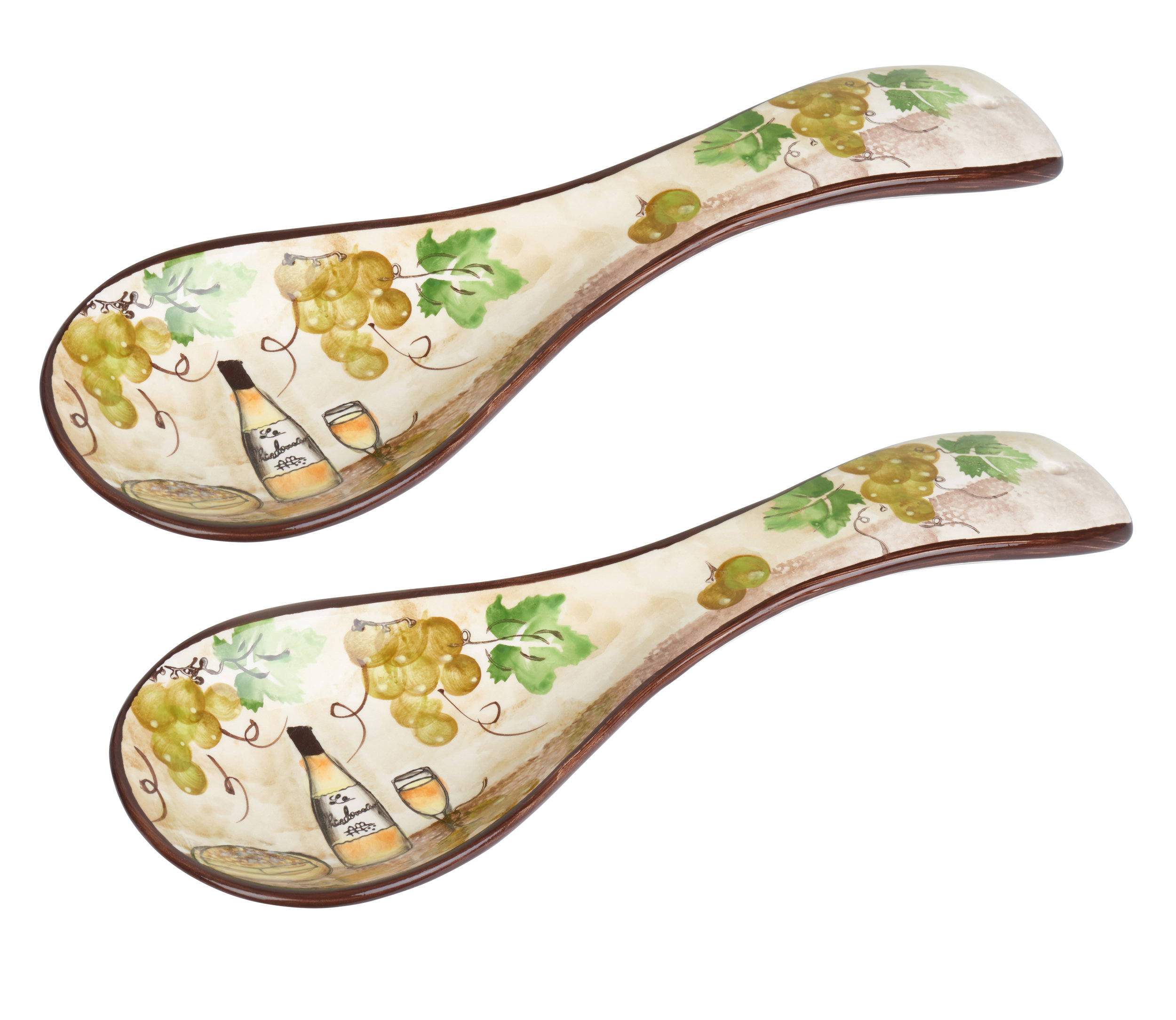 Lorren Home Trends Grape Ceramic Spoon Rest & Reviews | Wayfair