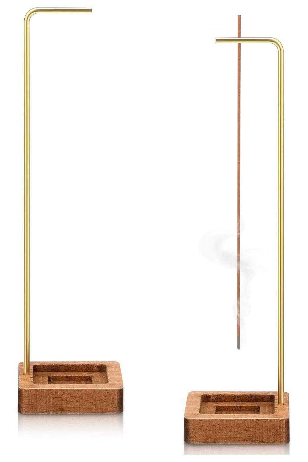 Latitude Run® 2 Sets Incense Holder For Sticks, Wooden Modern Upside ...