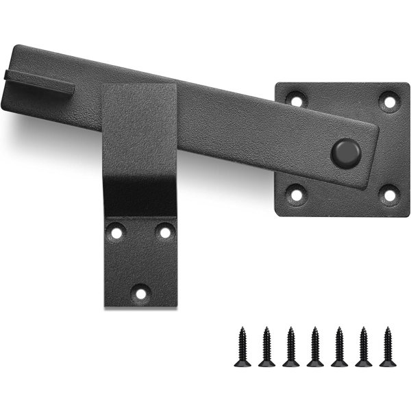 MAXAYA Heavy Duty 6" Barn Door Gate Flip Latch Lock, Study Metal Gate L ...