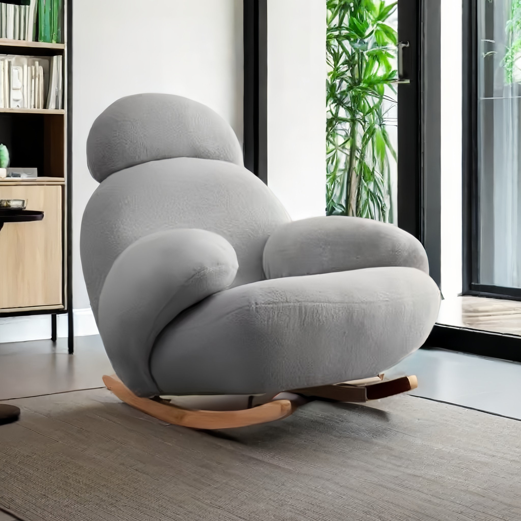 VIBORZ Modern Upholstered Rocking Chair - Wayfair Canada