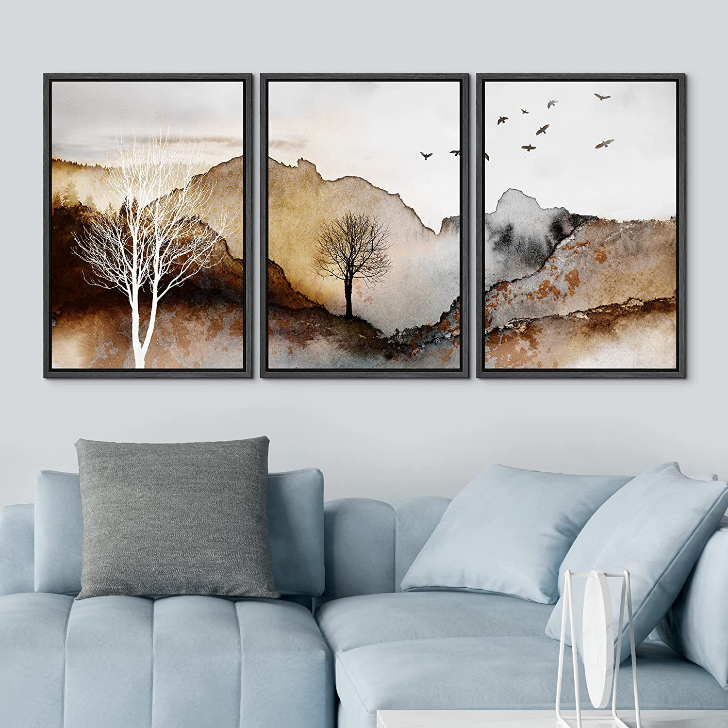 IDEA4WALL Mountain Forest Abstract Nature Landscape Pictures Decor ...