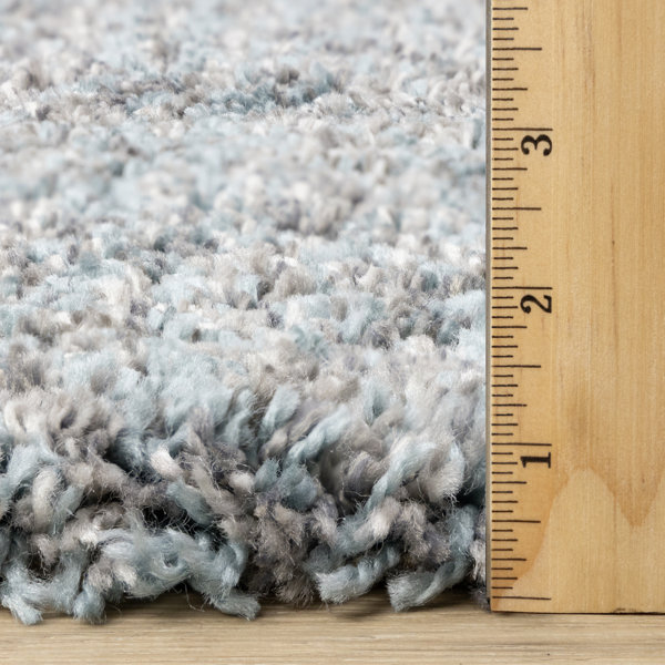 Mercury Row® Smoak Abstract Gray/Blue/Cream Area Rug & Reviews | Wayfair