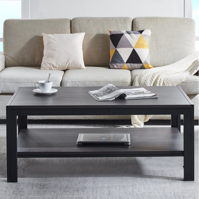 Latitude Run® 4 Legs Coffee Table with Storage & Reviews | Wayfair