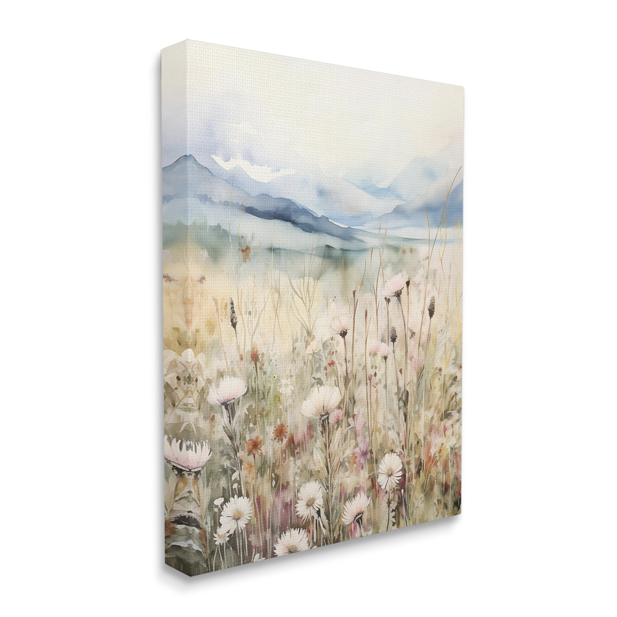 August Grove® Rural Daisy Field Meadow by Petals Prints Design Wrapped ...