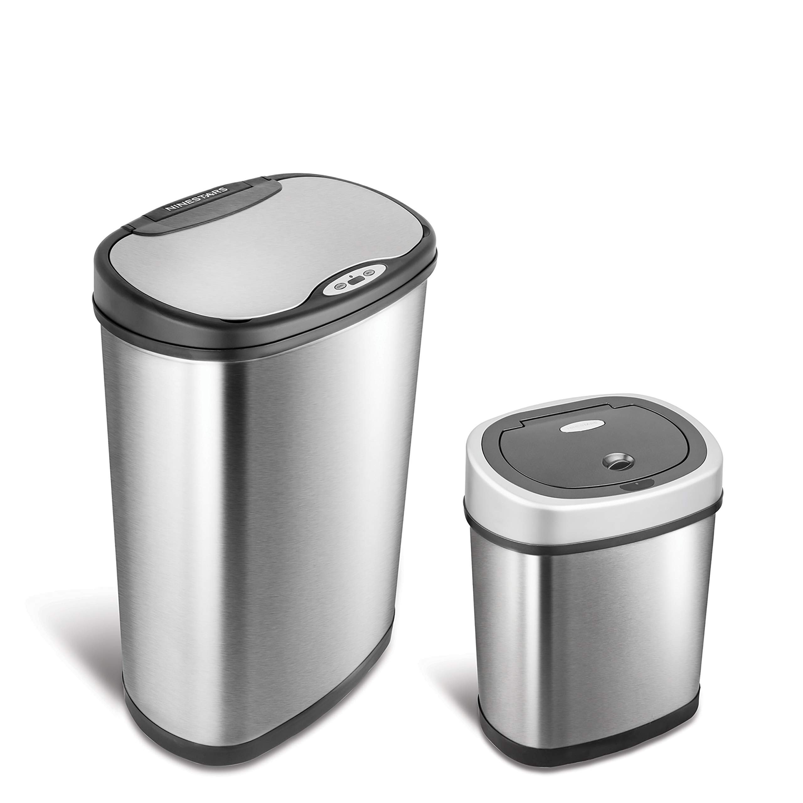 PSA LABORATORY FURNITURE LLC Stainless Steel Motion Sensor Trash Can ...