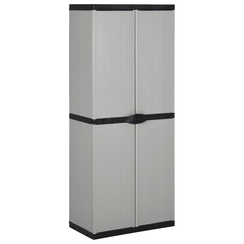 VidaXL PVC/Polypropylene Cabinet Deck Box in Gray/Black & Reviews | Wayfair
