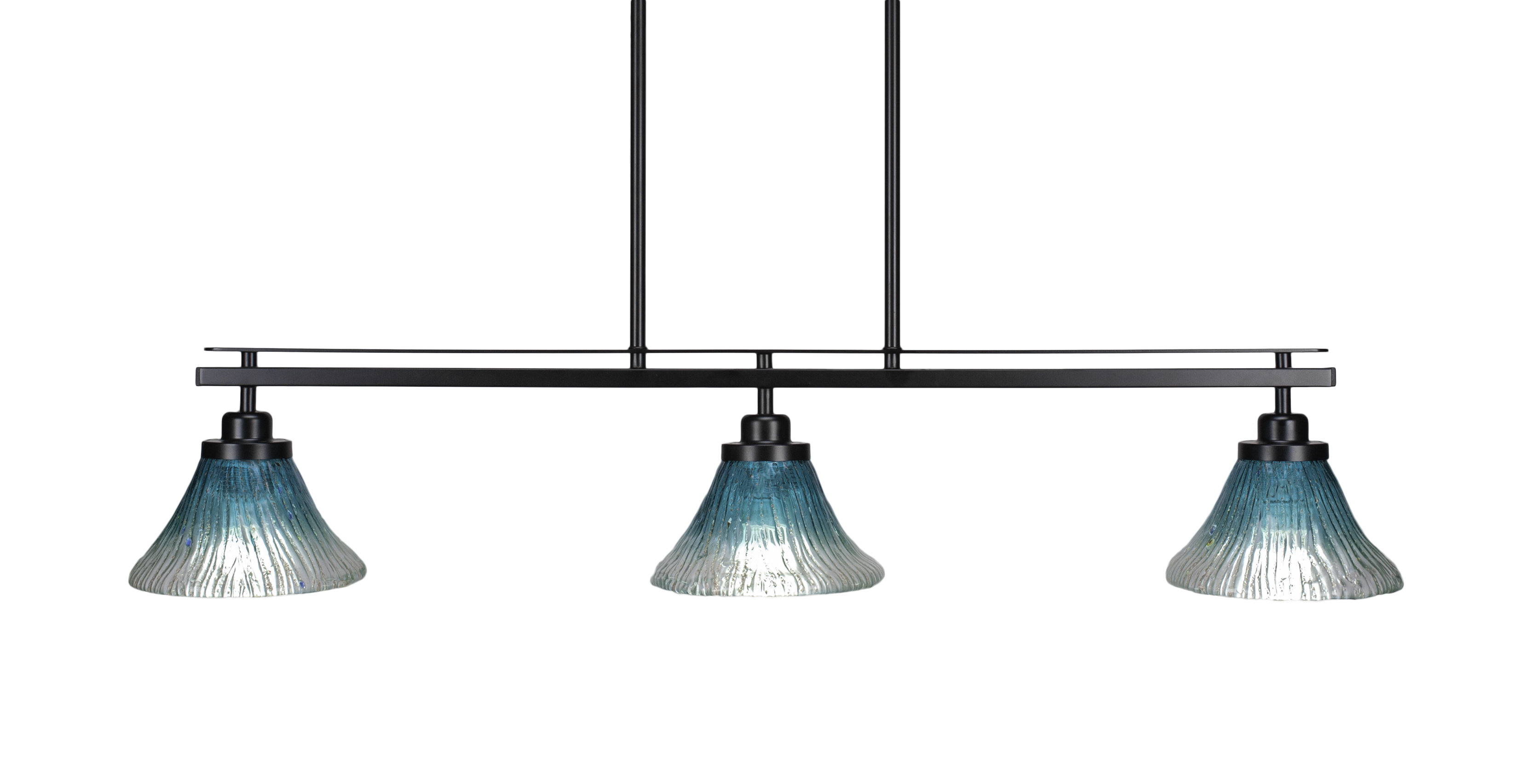 Winston Porter Kristian 3 Light Island Light Shown In Matte Black ...