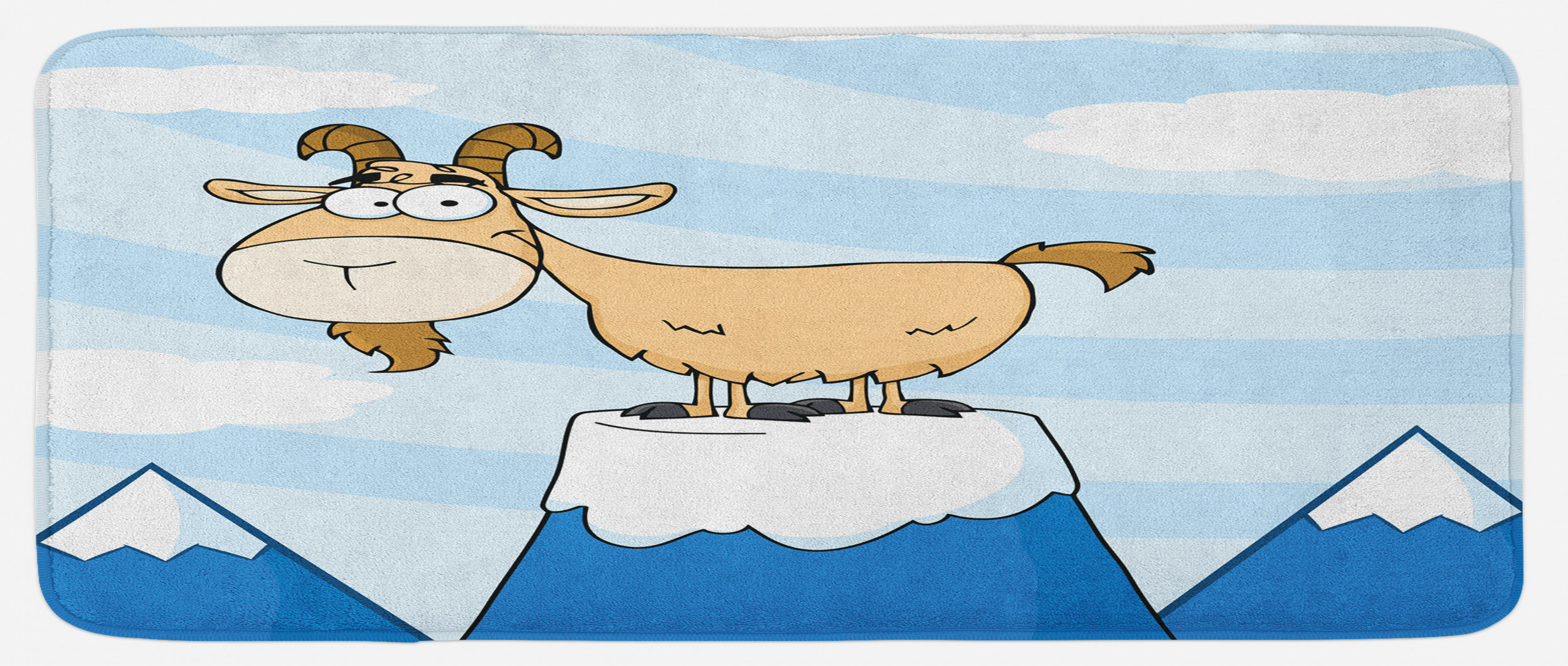 East Urban Home Goat Kitchen Mat | Wayfair