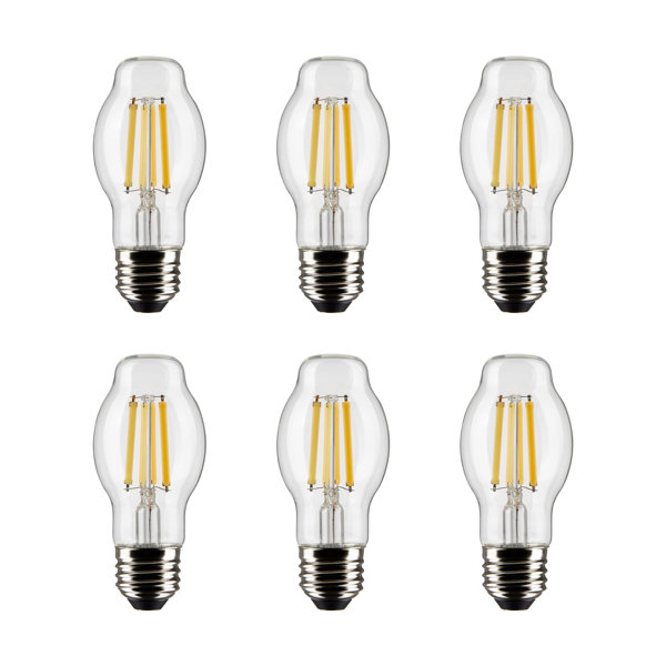 Satco 65 Watt Equivalent BT15 E26/Medium (Standard) Dimmable LED Bulb ...