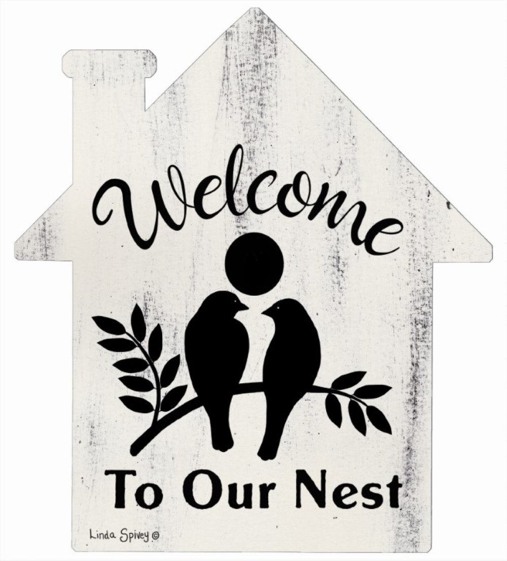Gracie Oaks Welcome to Our Nest - Unframed Textual Art Print on Wood ...