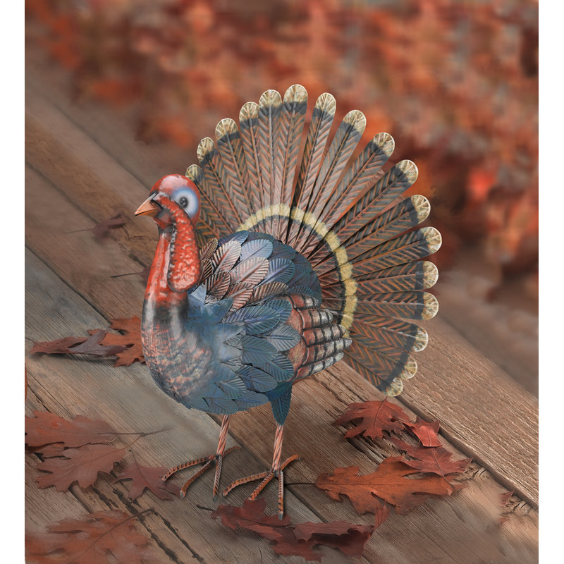Laurel Foundry Modern Farmhouse® Valero Turkey Statue & Reviews | Wayfair