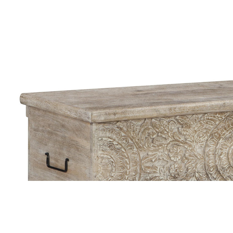 Bungalow Rose Maida Solid Wood Storage Bench & Reviews | Wayfair