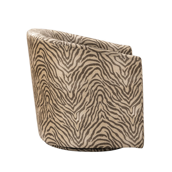 Hokku Designs Freudberg 30.5'' Wide Swivel Barrel Chair | Wayfair