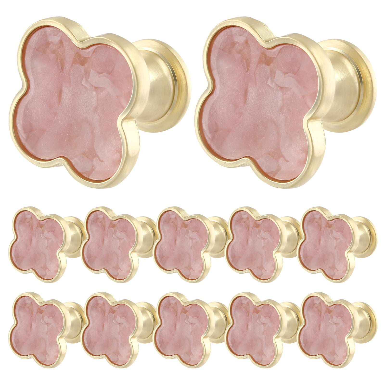 APPENIN WINTER PARK CORP 12 Pack Clover Cabinet Knobs Zinc Alloy Single ...