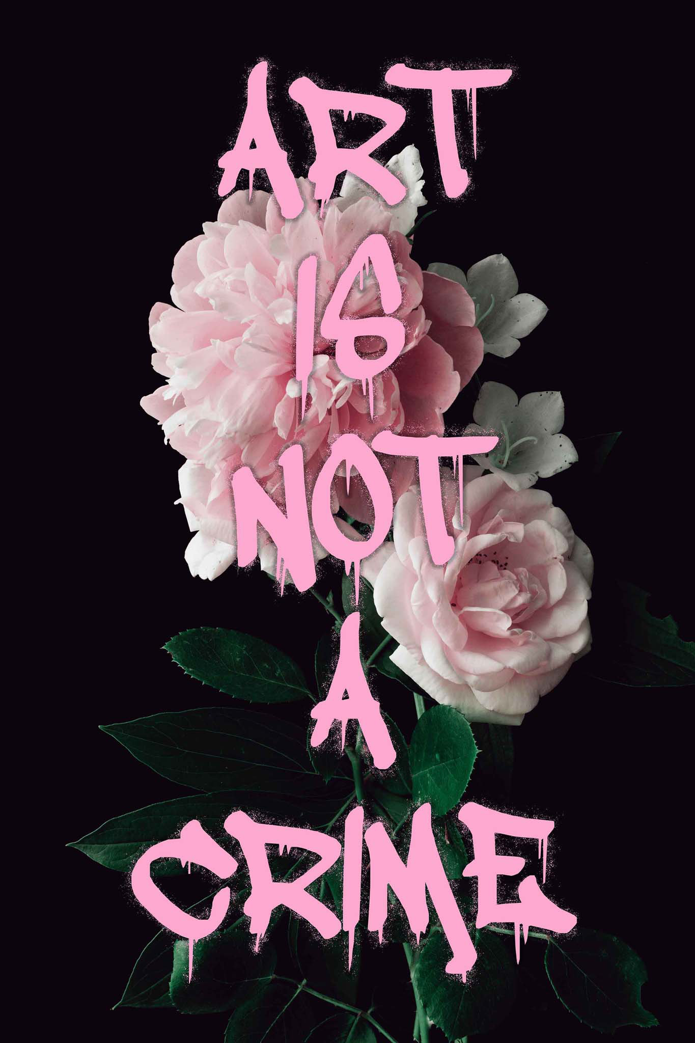 Yoffi Art is Not a Crime by Yaffa G - Print on Canvas | Wayfair