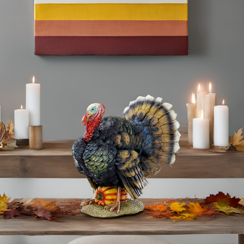 Design Toscano Thomas the Turkey Statue & Reviews | Wayfair