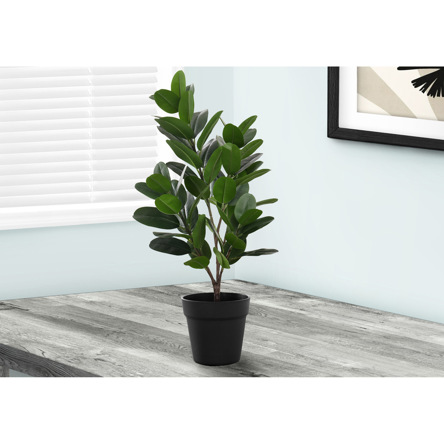 Ebern Designs 28" Indoor Plant Artificial - Decorative With Leaves In ...