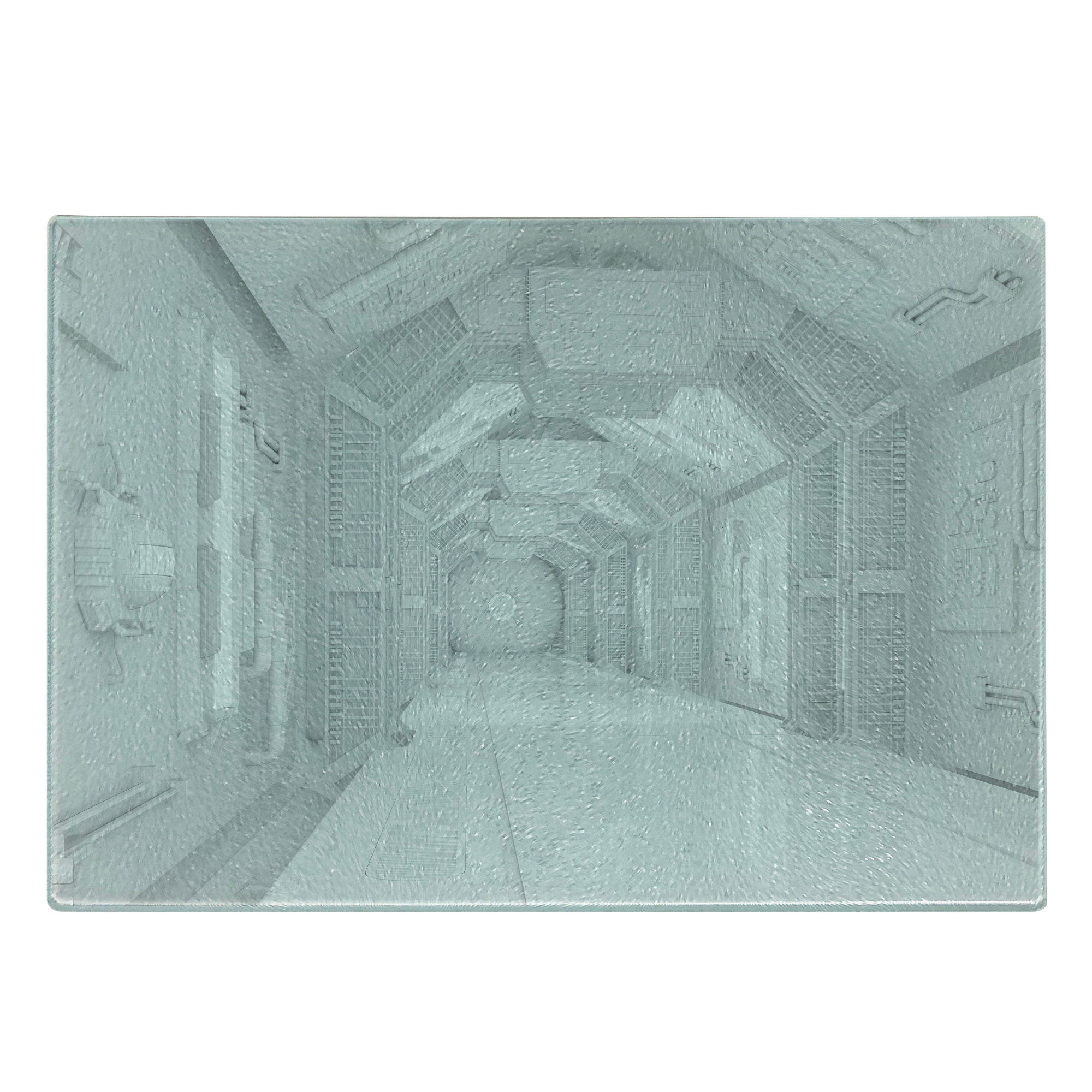 Ambesonne Outer Space Tempered Glass Cutting Board Aliens Astronomy ...