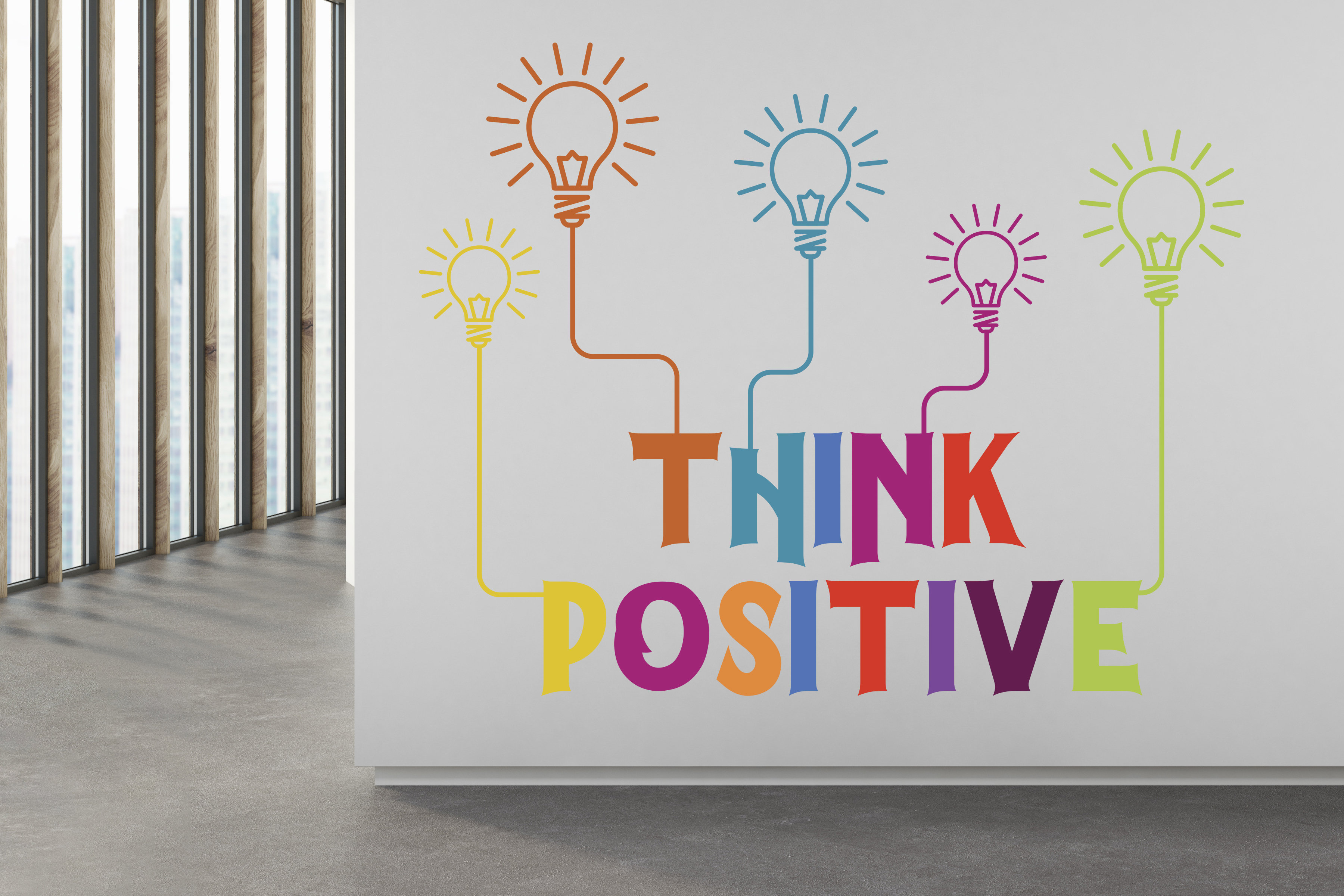 Trinx Think Positive Wall Decal, Technology Vinyl Wall Art Decals ...