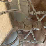 Dovetail Furniture Merak 84-Inch Rectangular Reclaimed Pine Dining ...