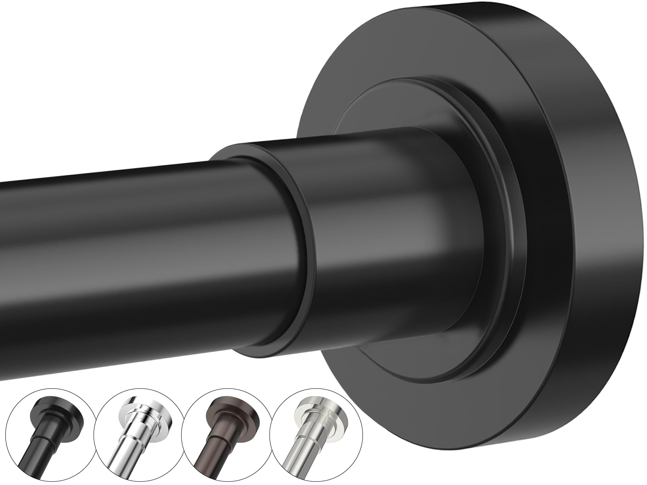 Tromay 29-73.5 Inches Adjustable Non-Slip Shower Rods | Wayfair