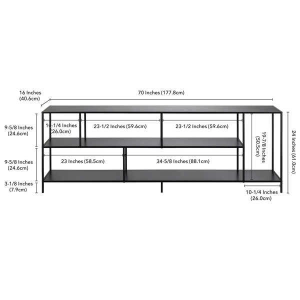AllModern Level TV Stand for TVs up to 78" & Reviews | Wayfair