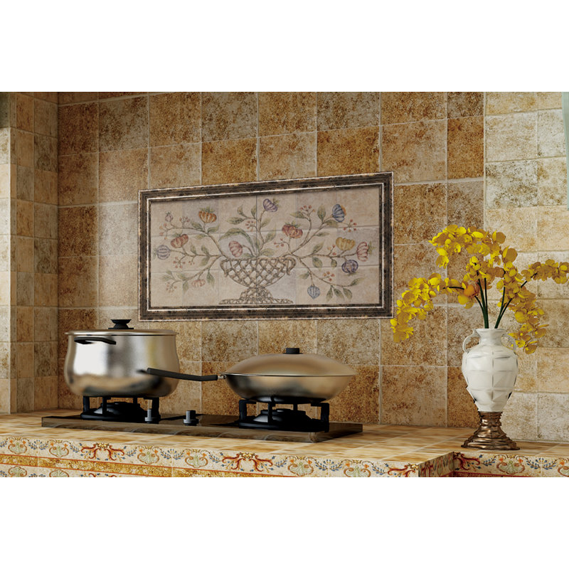 Matrix Stone USA 12" x 2" Polished Marble Chair Rail Tile Trim in ...