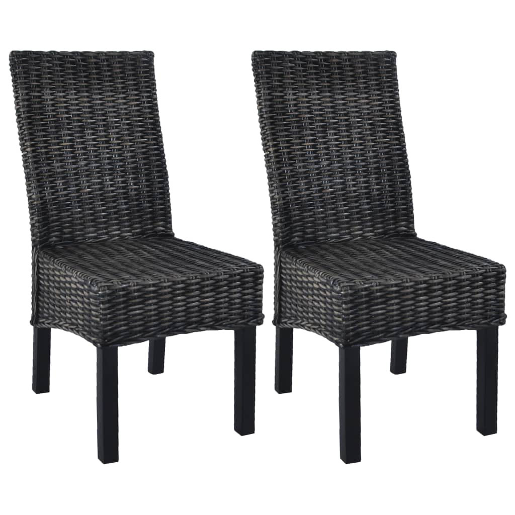 Rosecliff Heights Dining Chairs Living Room Side Chair Kubu Rattan and ...