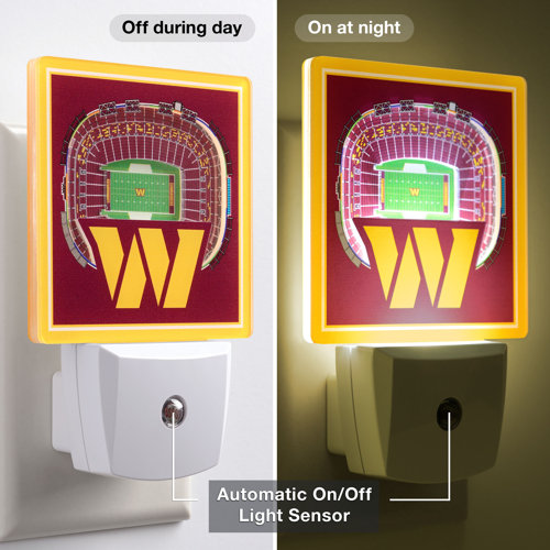 YouTheFan NFL Washington Commanders Stadium View Night Light | Wayfair